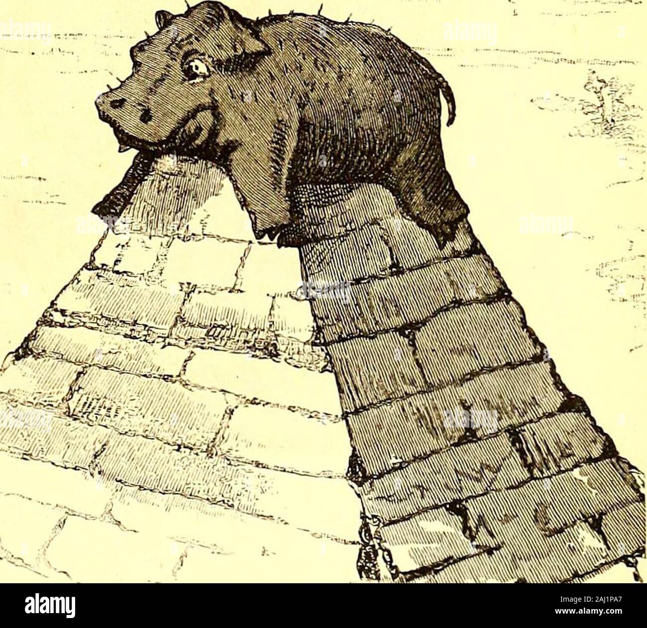 St Nicholas [serial] . The ancient mother-crocodile,Hearing her young ...