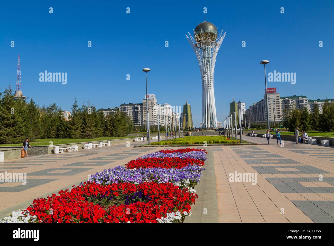 Baiterek observation tower hi-res stock photography and images - Alamy