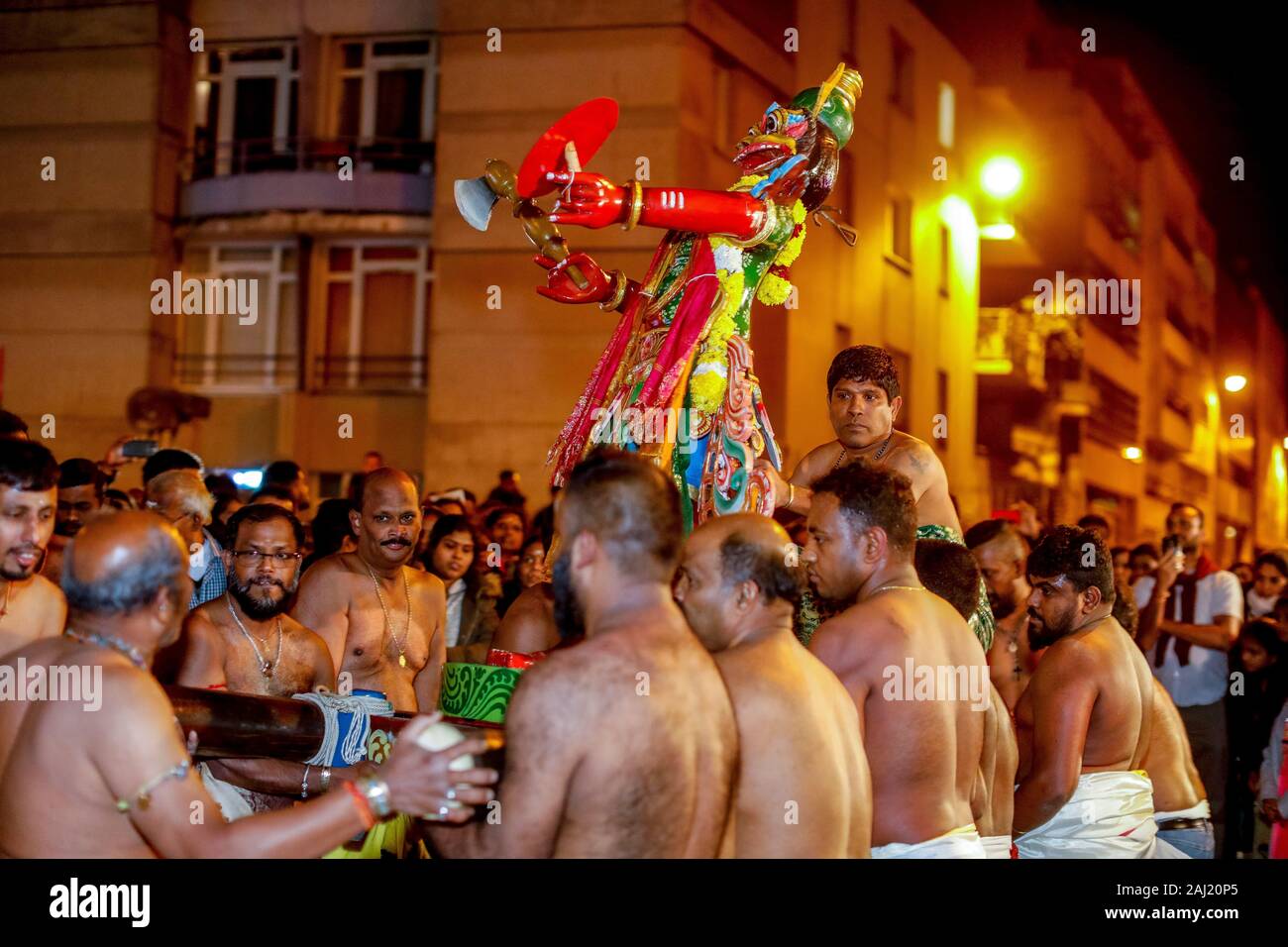 Tamil Hindus celebrating a festival for Muruga (Ganesha's brother) in ...