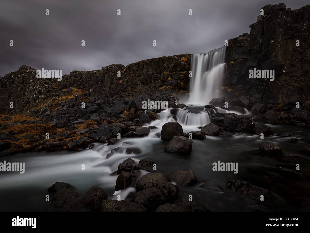 Oxararfoss river hi-res stock photography and images - Alamy