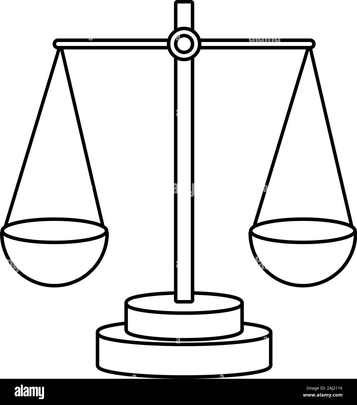 scale icon image, flat design Stock Vector Image & Art - Alamy