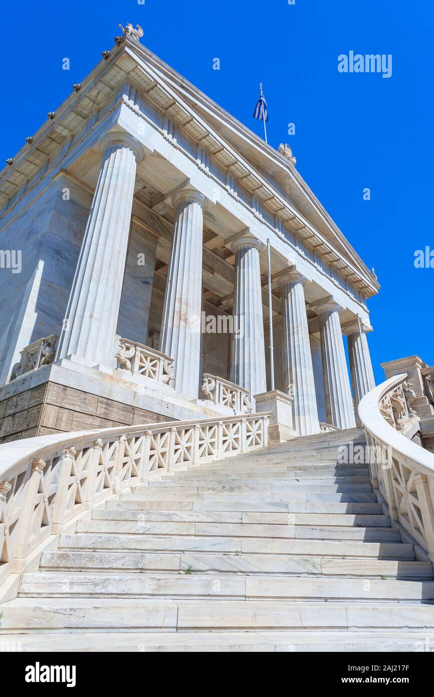 National Library, Athens, Greece, Europe Stock Photo - Alamy