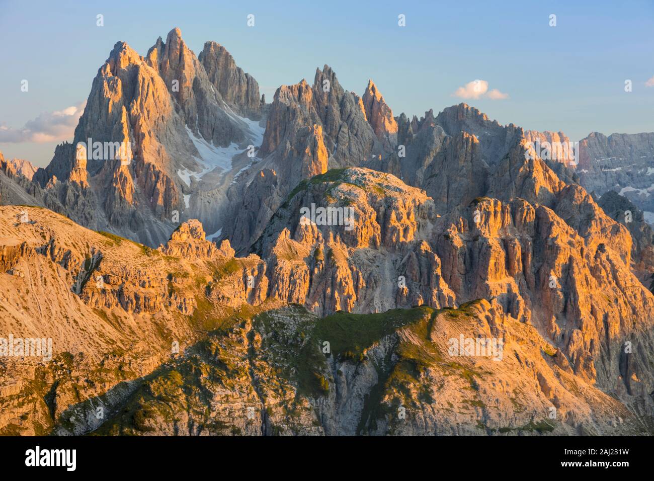 Cadini mountain group (Cima Cadin), Dolomites, UNESCO, Veneto, Italy ...