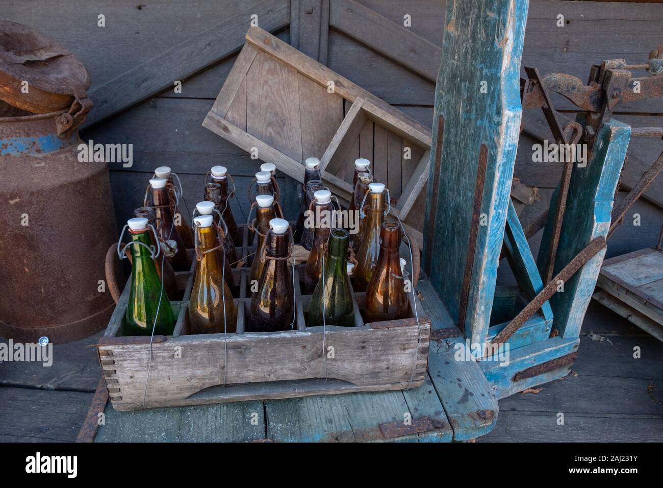 Bottle milk bottle wine on hi-res stock photography and images - Alamy