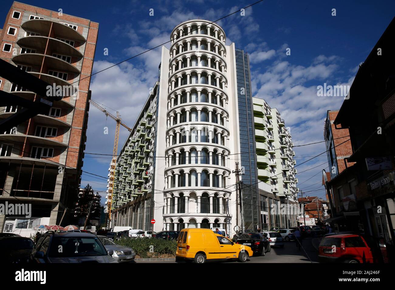 New buildings in Prizren, Kosovo, Europe Stock Photo - Alamy
