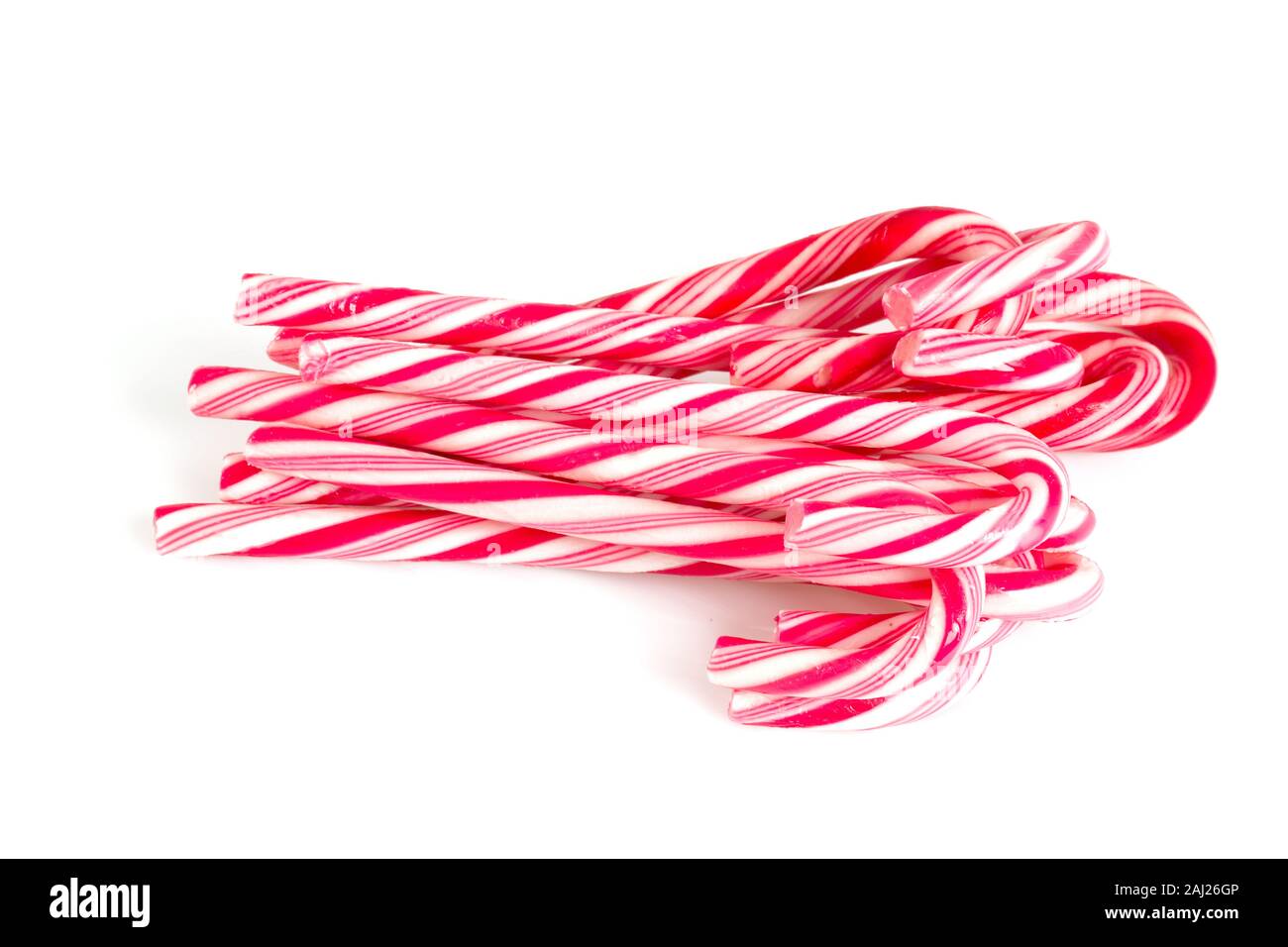 Christmas candies isolated on white Stock Photo - Alamy