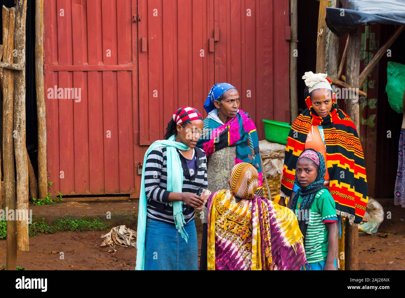 Dorze people, Naciones, Etiopia, Africa Stock Photo - Alamy