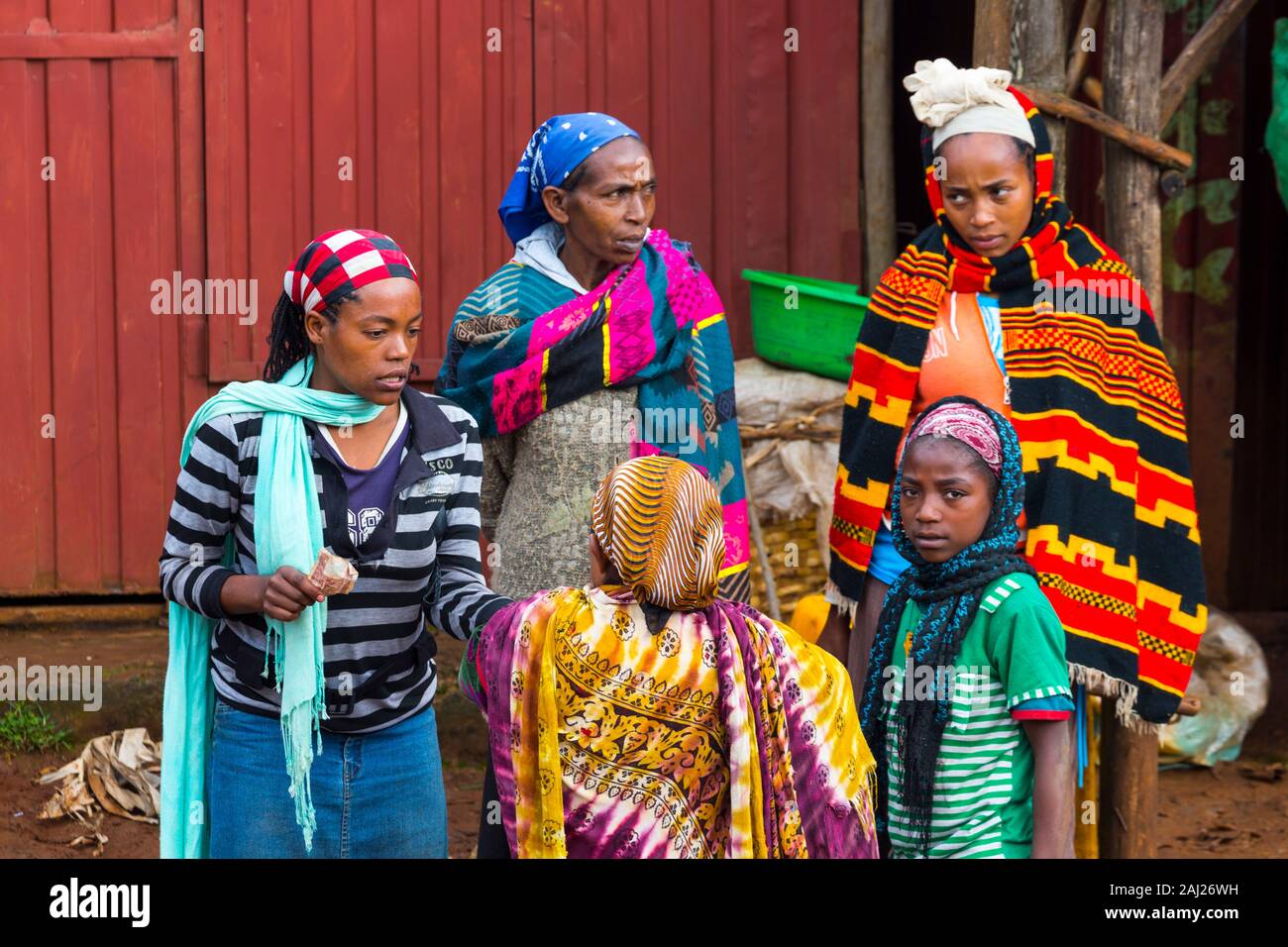 Dorze people, Naciones, Etiopia, Africa Stock Photo - Alamy
