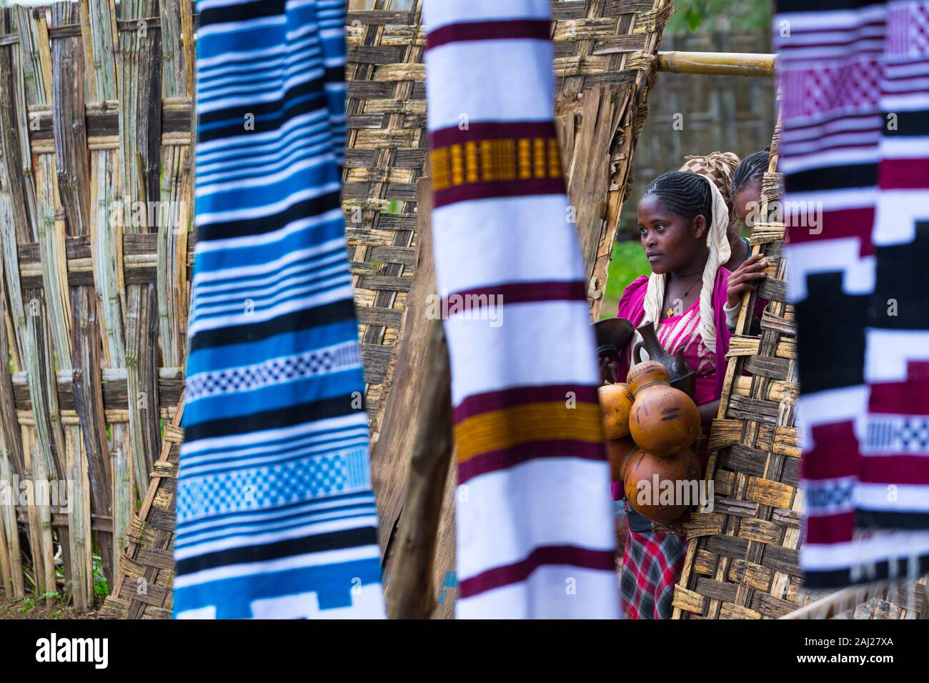 Dorze people, Naciones, Etiopia, Africa Stock Photo - Alamy