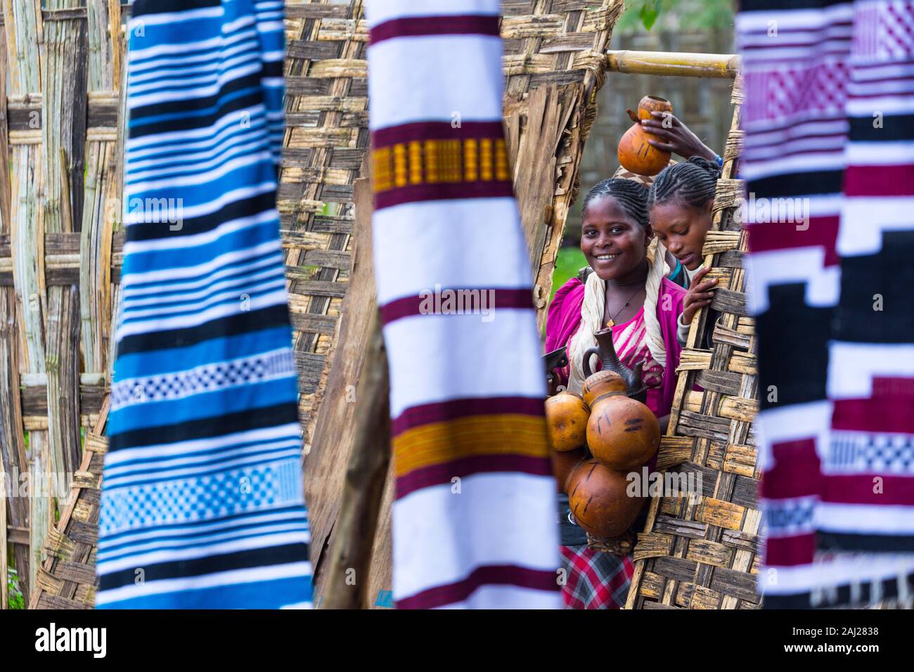 Dorze people, Naciones, Etiopia, Africa Stock Photo - Alamy