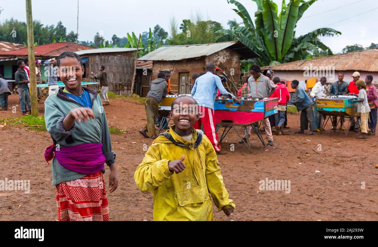 Dorze people, Naciones, Etiopia, Africa Stock Photo - Alamy