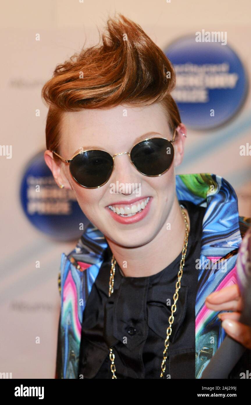 La Roux aka Elly Jackson, Mercury Music Prize, Grosvenor House, London ...
