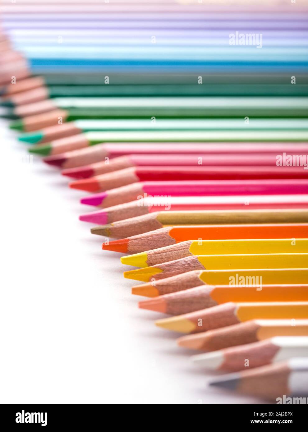 leadership concept with one pencil standing out of crowd of other ...