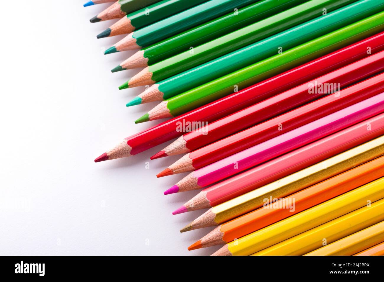 leadership concept with one pencil standing out of crowd of other ...