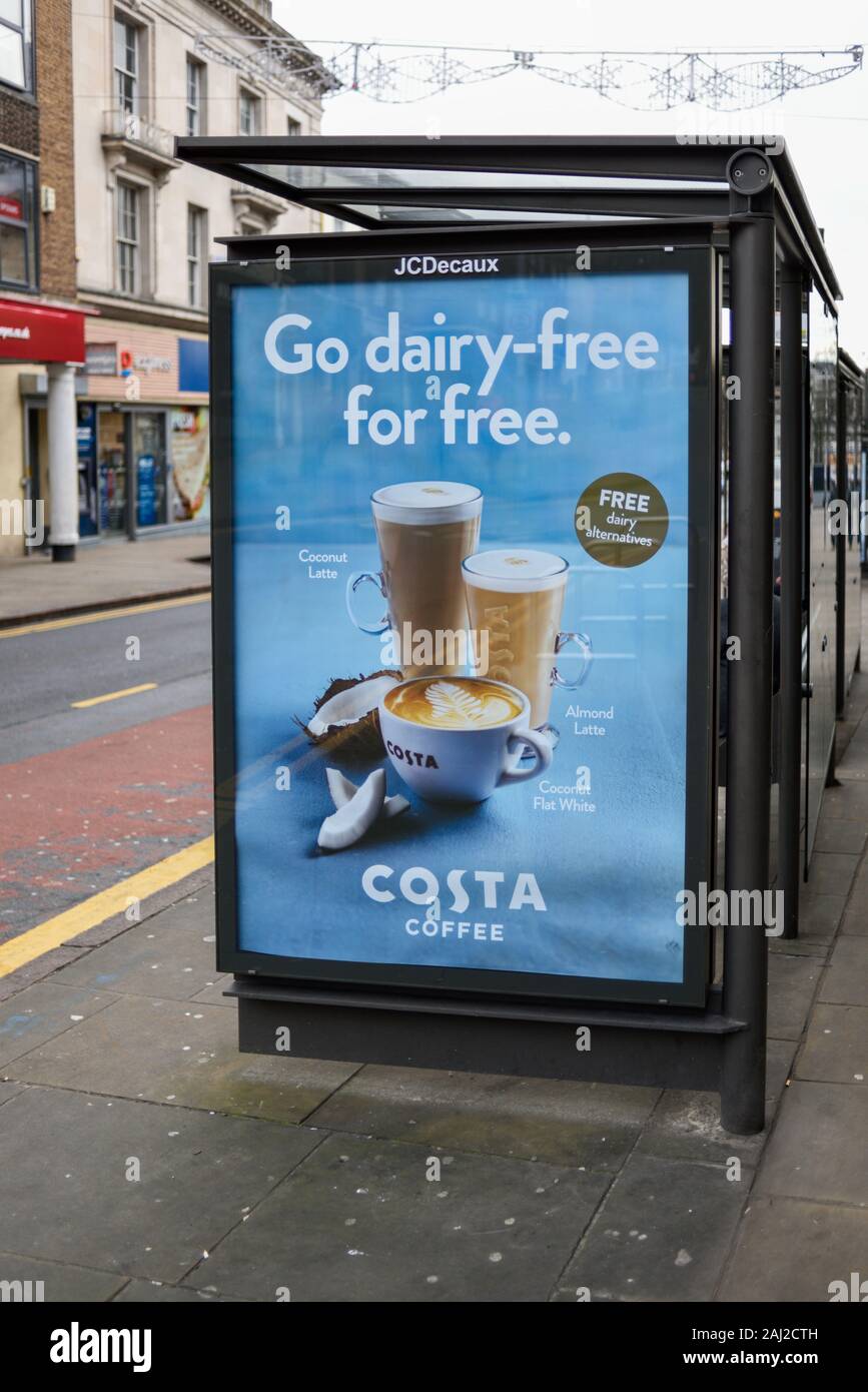 Bus shelter poster uk hi-res stock photography and images - Alamy