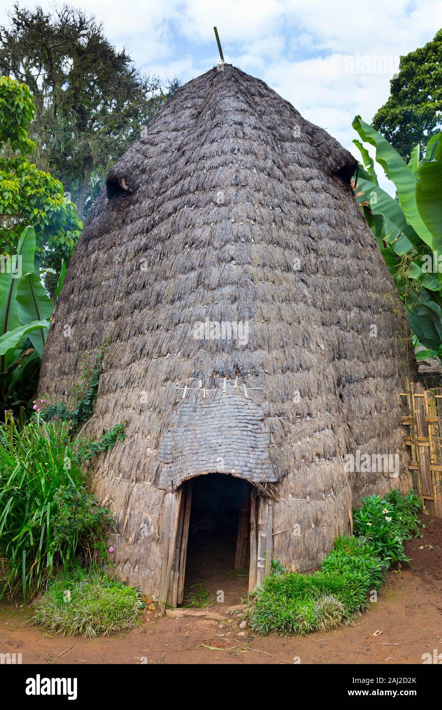 Dorze people, Naciones, Etiopia, Africa Stock Photo - Alamy