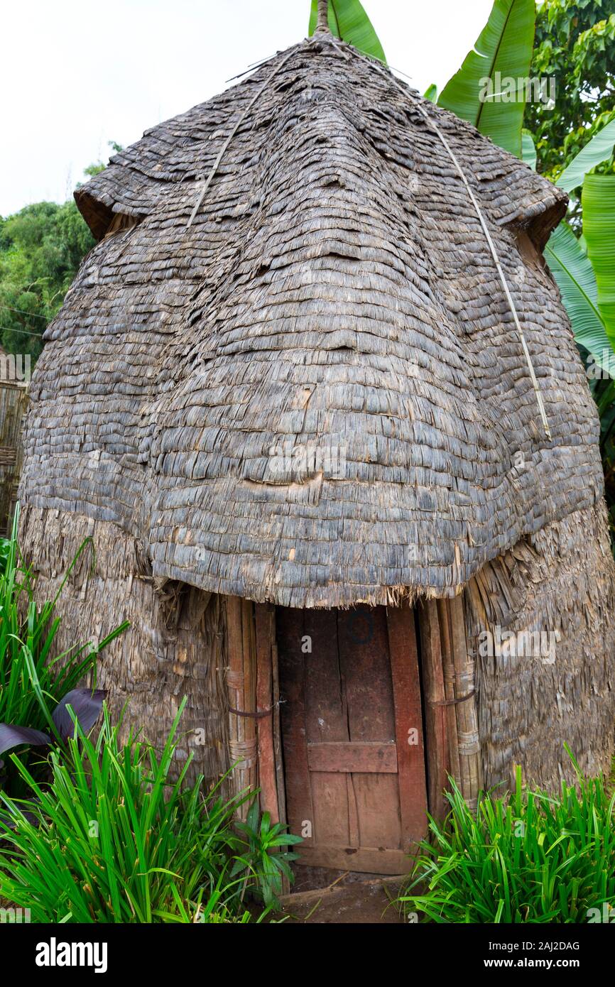 Dorze people, Naciones, Etiopia, Africa Stock Photo - Alamy