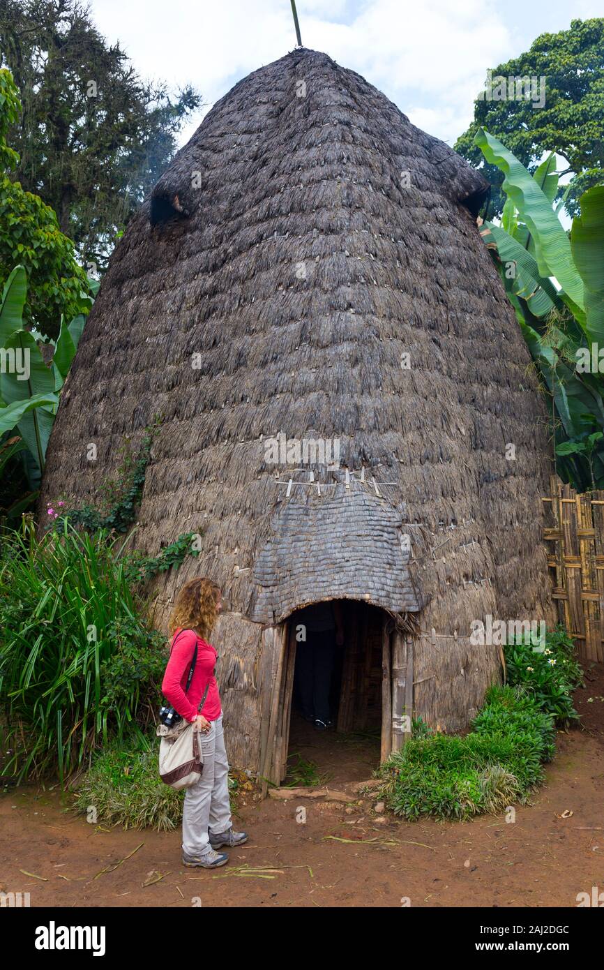 Dorze people, Naciones, Etiopia, Africa Stock Photo - Alamy