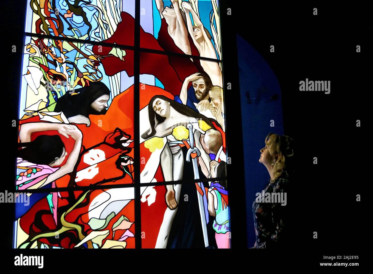 Cracow. Krakow. Poland. Workshop & Stainedglass Museum. Stainedglass ...