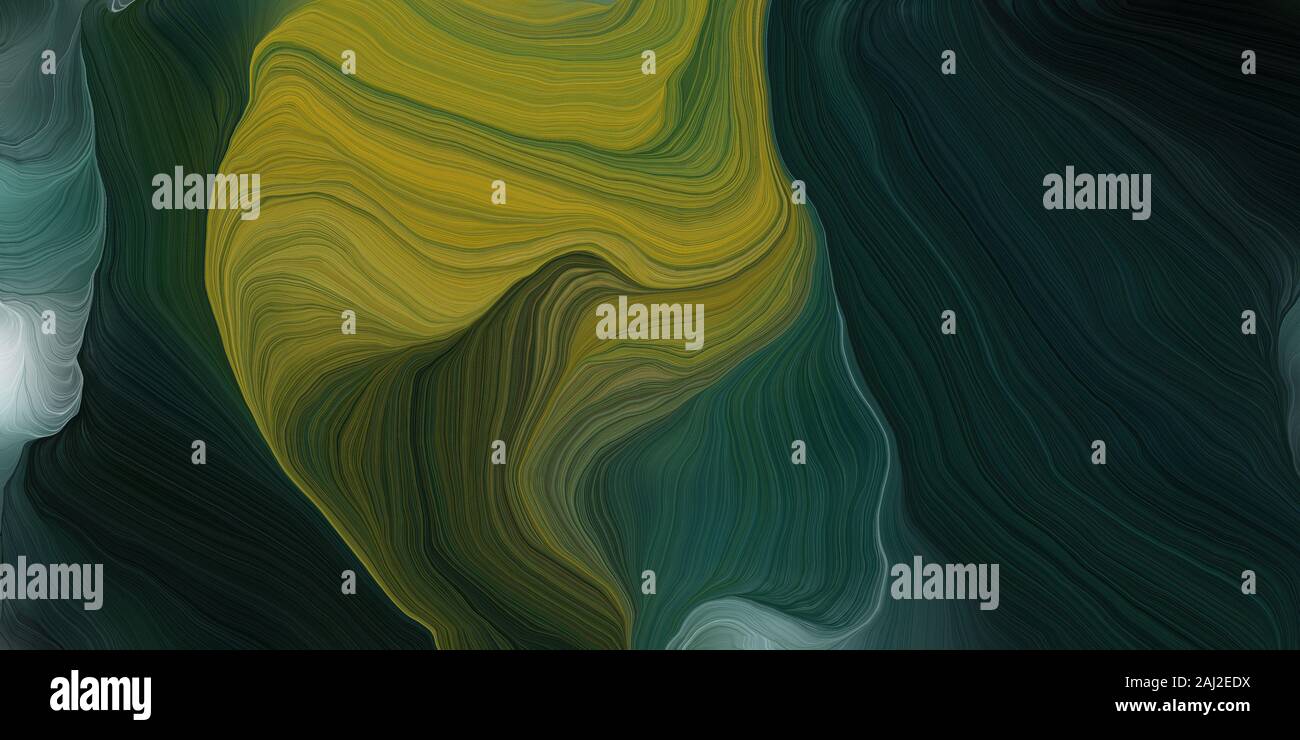 abstract art waves graphic with modern curvy waves background design ...