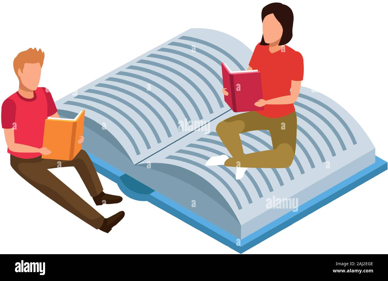 Woman reading message on Stock Vector Images - Alamy