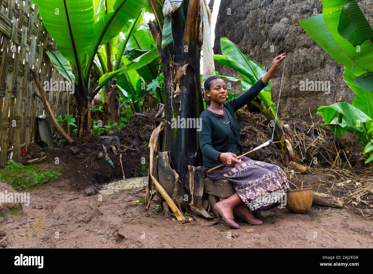 Dorze people, Naciones, Etiopia, Africa Stock Photo - Alamy
