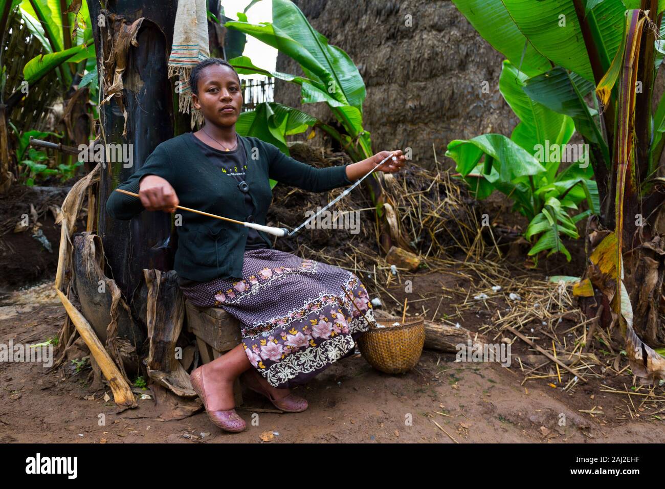 Dorze people, Naciones, Etiopia, Africa Stock Photo - Alamy