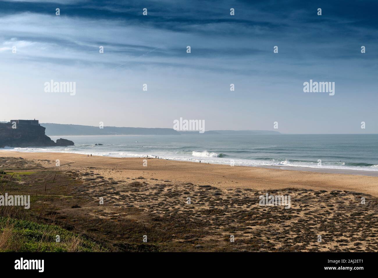 Nazare lighthouse hi-res stock photography and images - Alamy