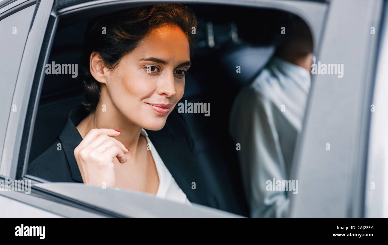 Woman back view office window pensive hi-res stock photography and ...