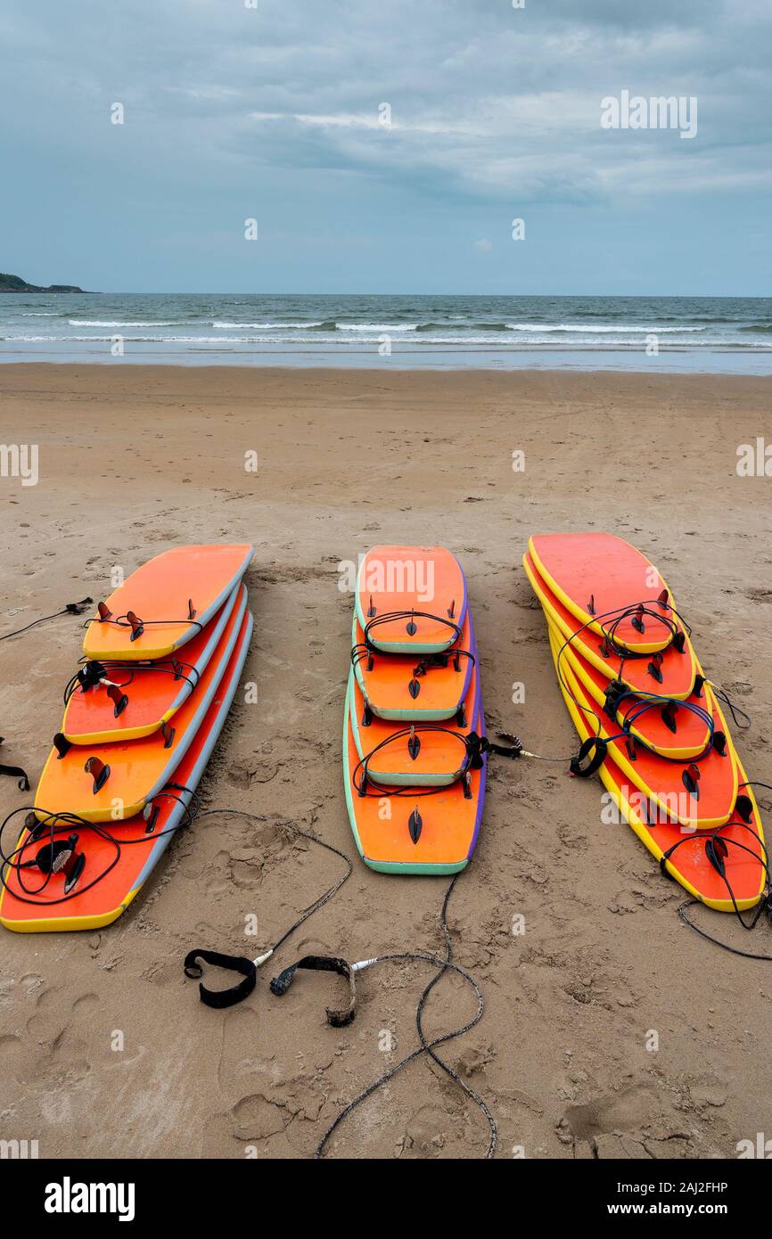 Stack of surfboards at sea Stock Photo - Alamy