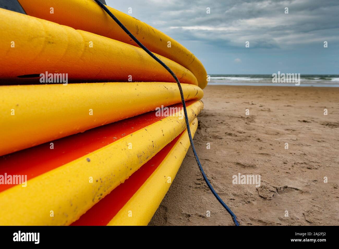 Stack of surfboards at sea Stock Photo - Alamy