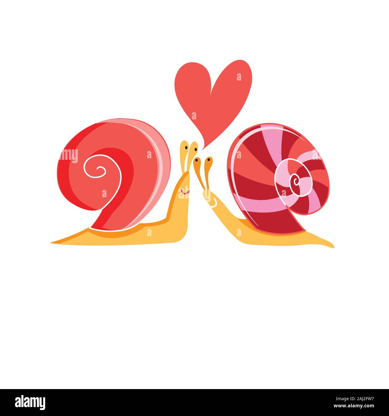 Snails vector vectors hi-res stock photography and images - Alamy
