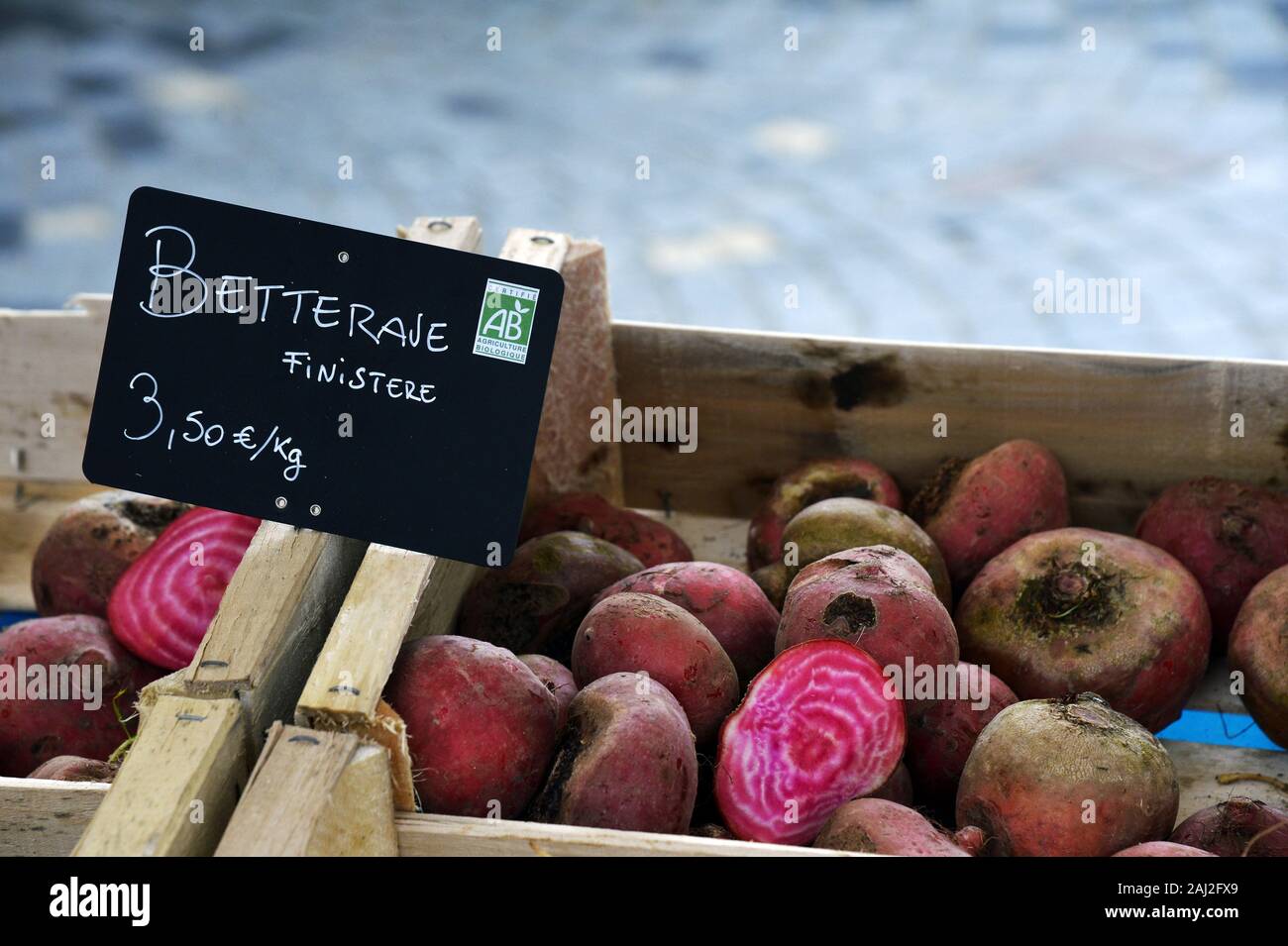 Sainte Catherine food market - Honfleur - Calvados - France Stock Photo ...