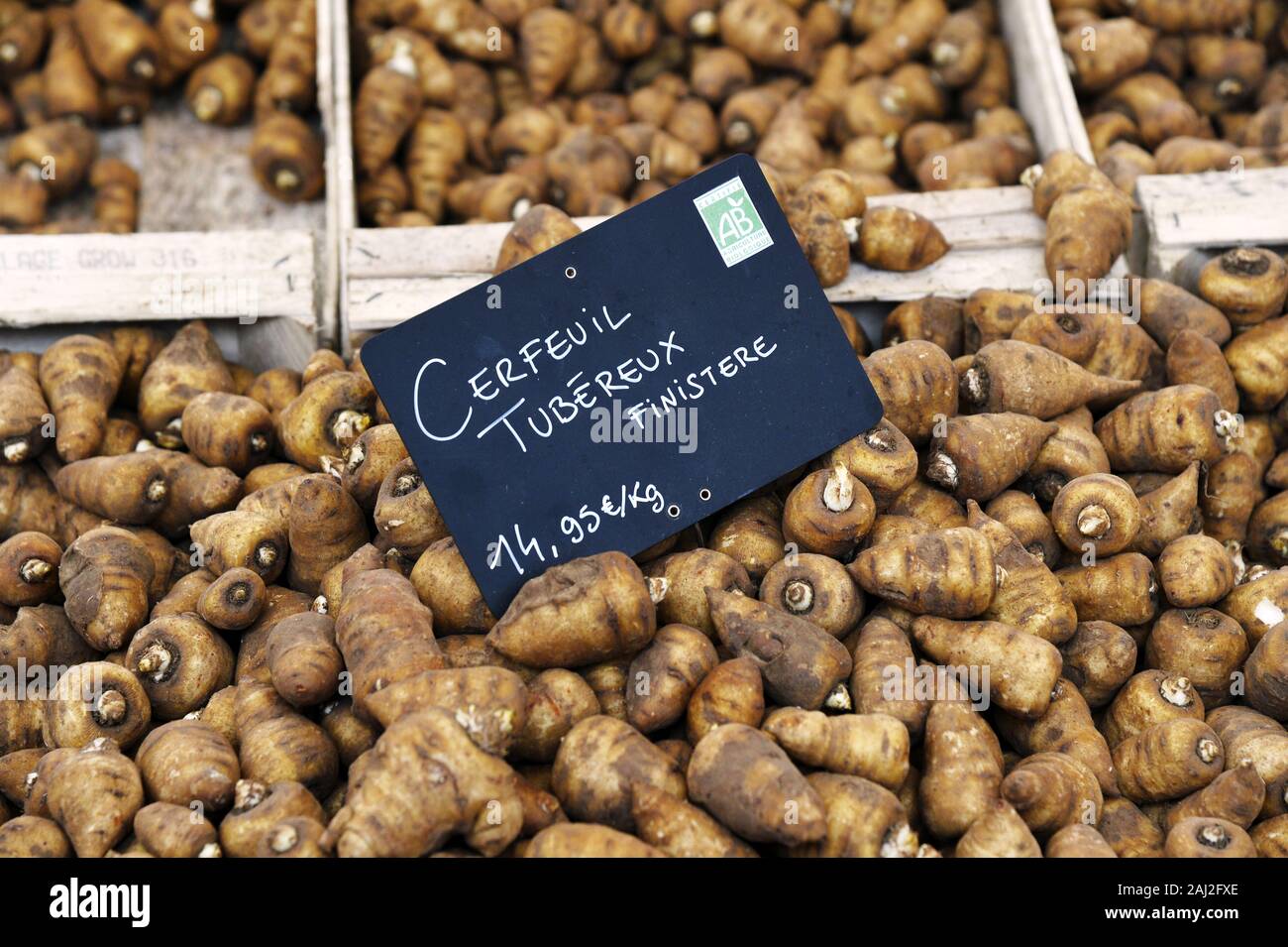 Sainte Catherine food market - Honfleur - Calvados - France Stock Photo ...
