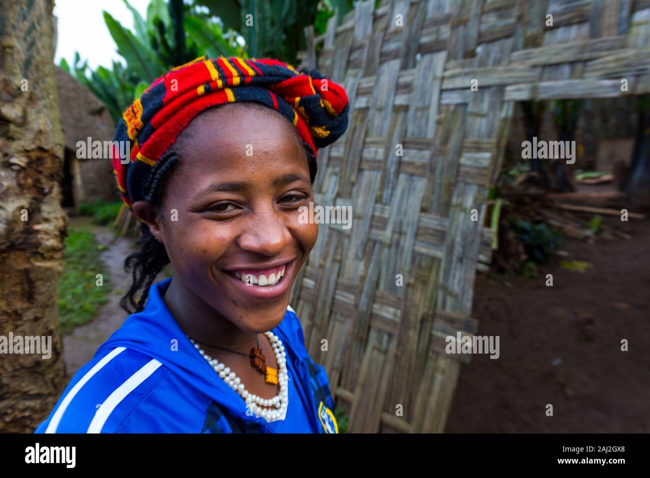 Dorze people, Naciones, Etiopia, Africa Stock Photo - Alamy
