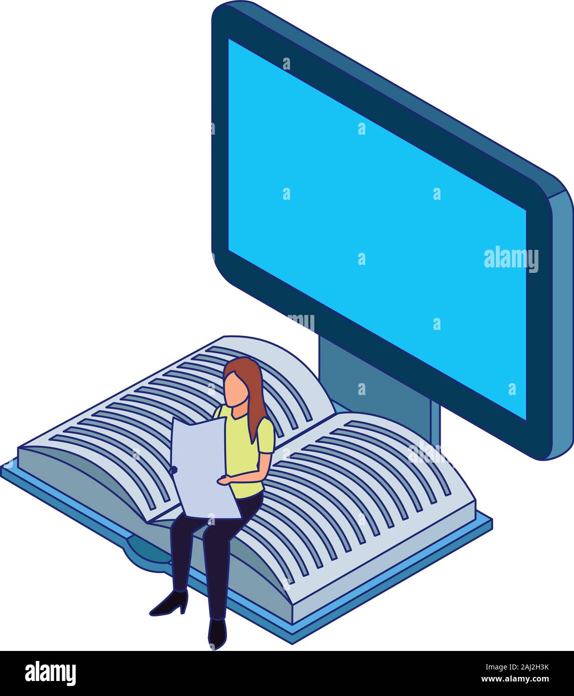 Reading connecting Stock Vector Images - Alamy