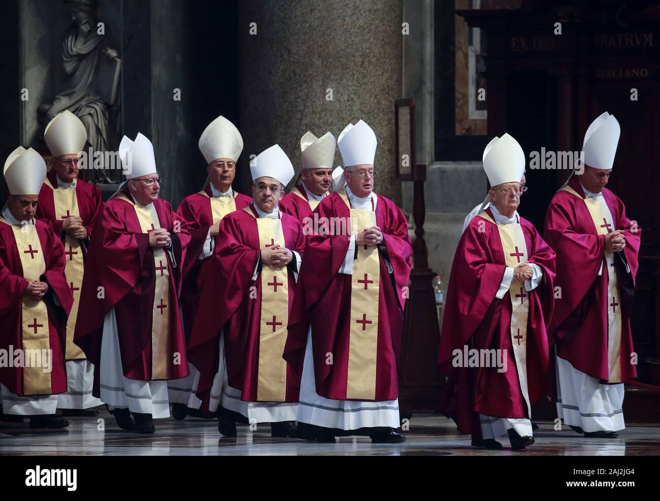 January 2, 2020 - Vatican City (Holy See) - Cardinals arrives in ...