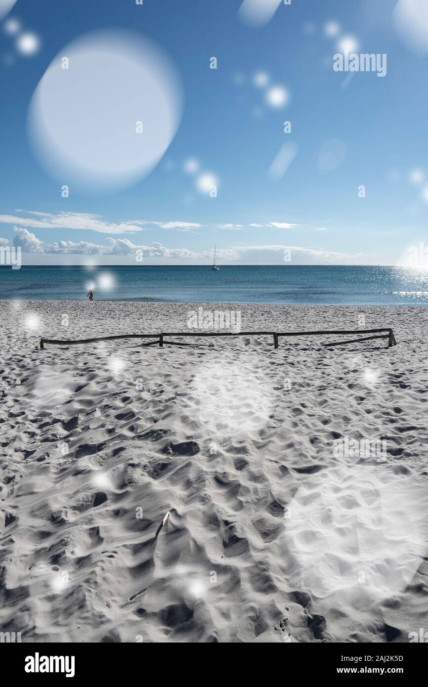 Blue Mediterranean sea water in nice summer day Stock Photo - Alamy