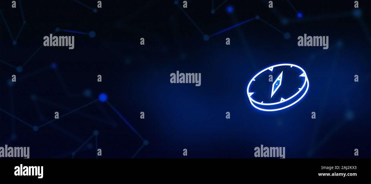 Compass Navigation, location, map, gps, Business vision, Landing page ...