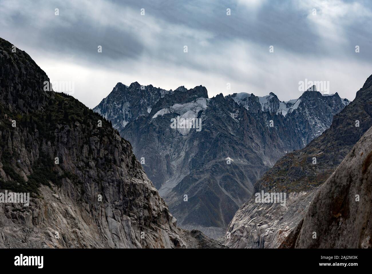 Alpine landscape in Chamonix surroundings, France Stock Photo - Alamy