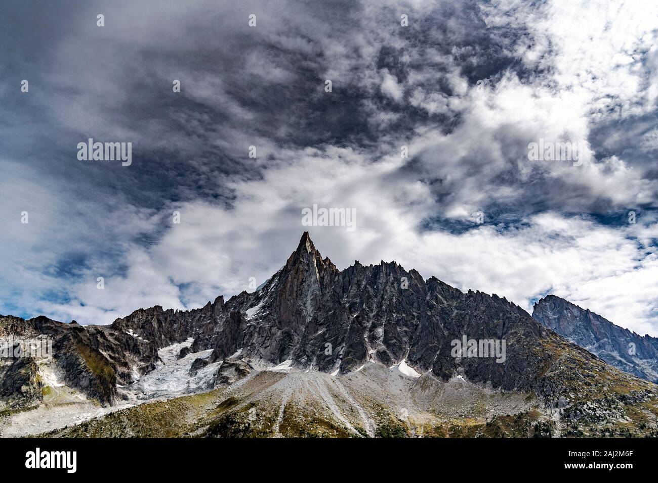 Alpine landscape in Chamonix surroundings, France Stock Photo - Alamy