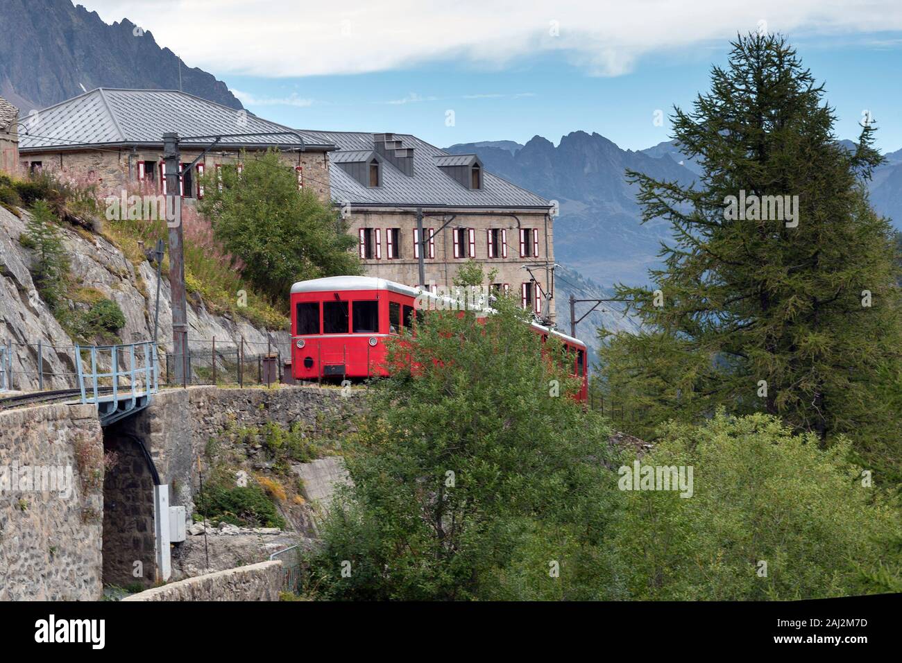 Train in the alps hi-res stock photography and images - Alamy