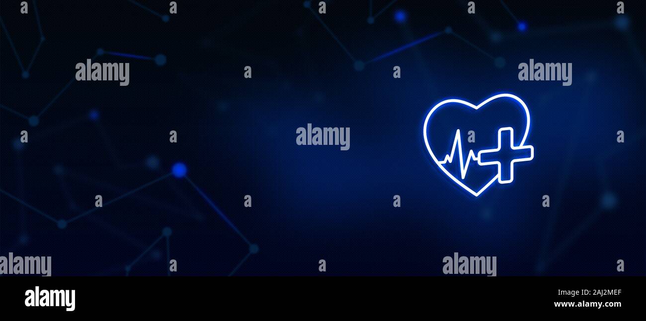 Healthcare And Medicine, Healthy Lifestyle, Heart, Website banner Stock ...