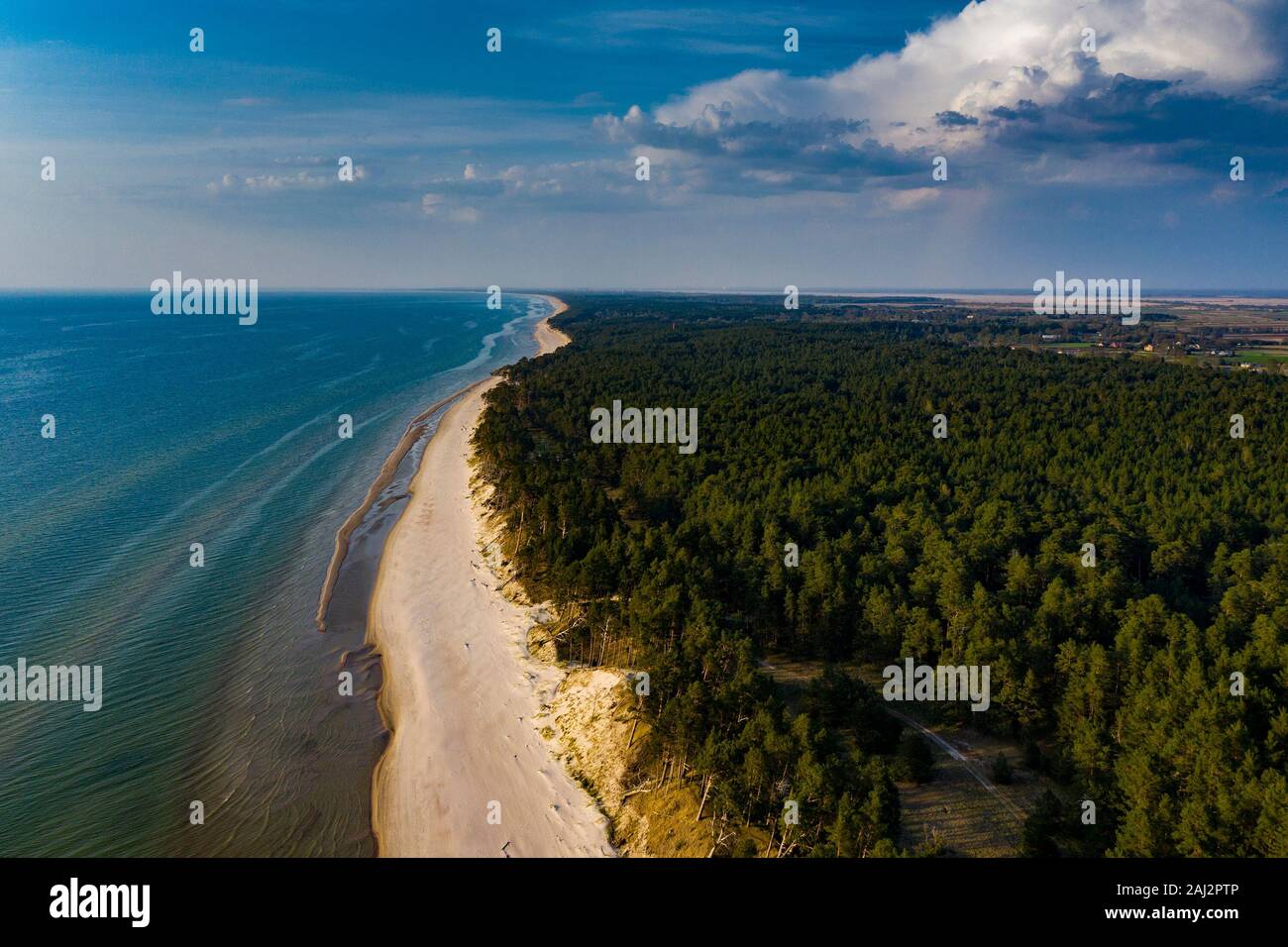 Baltic sea coast at Bernati, Latvia Stock Photo - Alamy