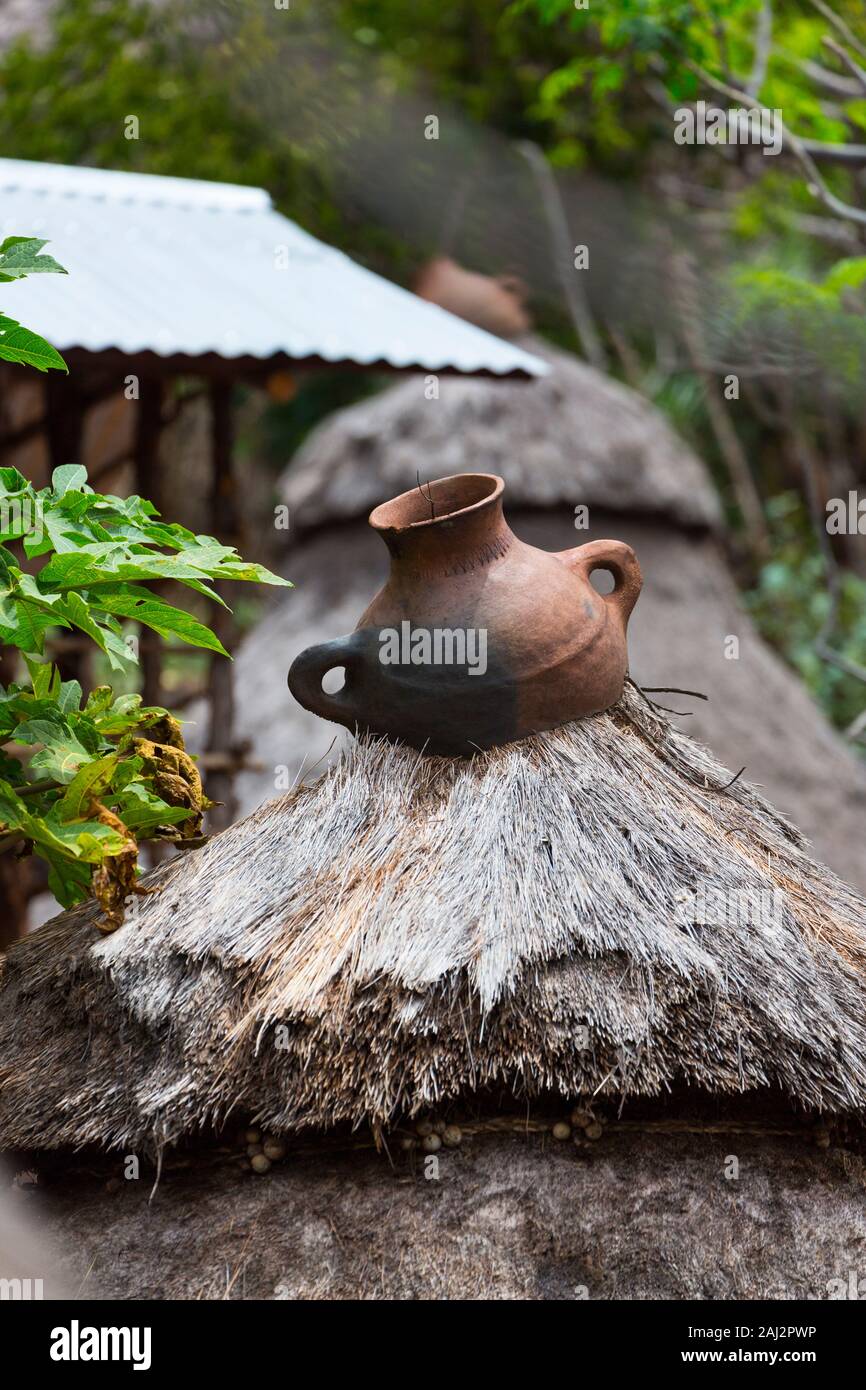 Konso people, Konso village, Naciones, Ethiopia, Africa Stock Photo - Alamy