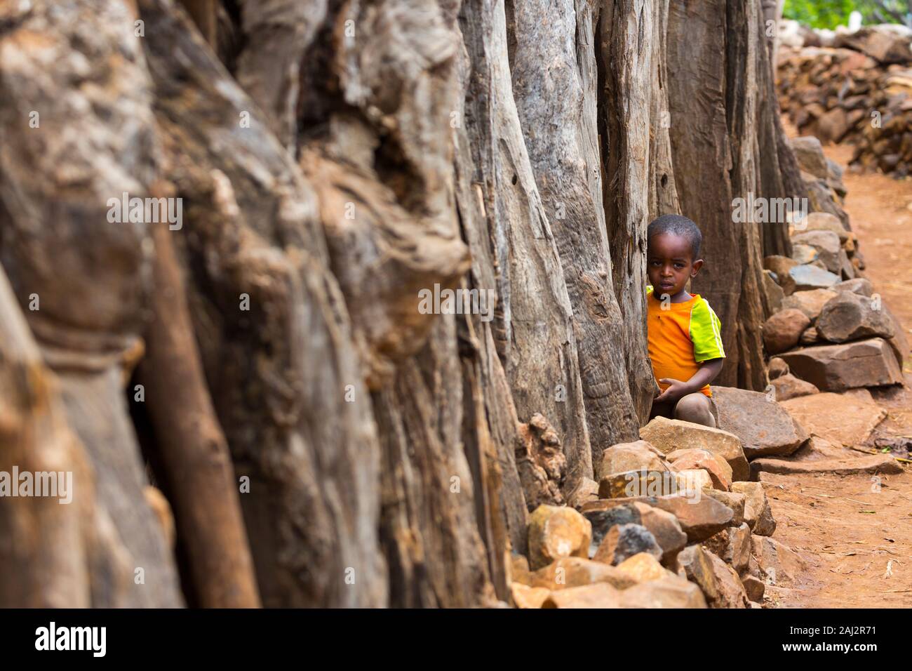 Konso people, Konso village, Naciones, Ethiopia, Africa Stock Photo - Alamy
