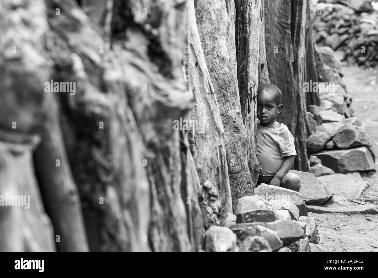 Konso people, Konso village, Naciones, Ethiopia, Africa Stock Photo - Alamy