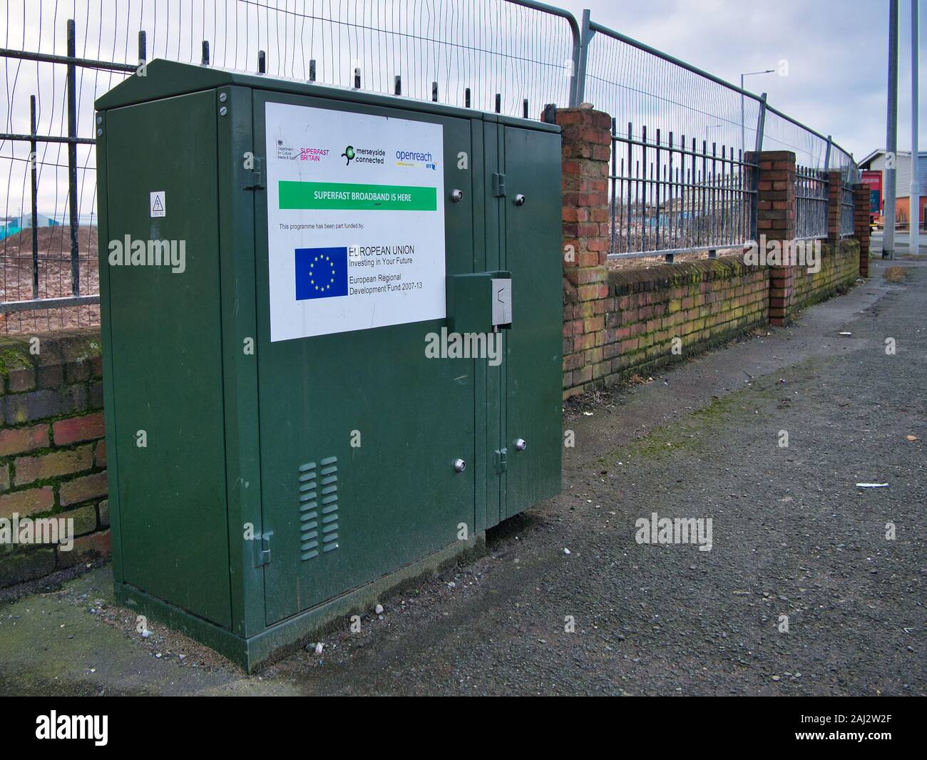 Bt broadband box green hi-res stock photography and images - Alamy