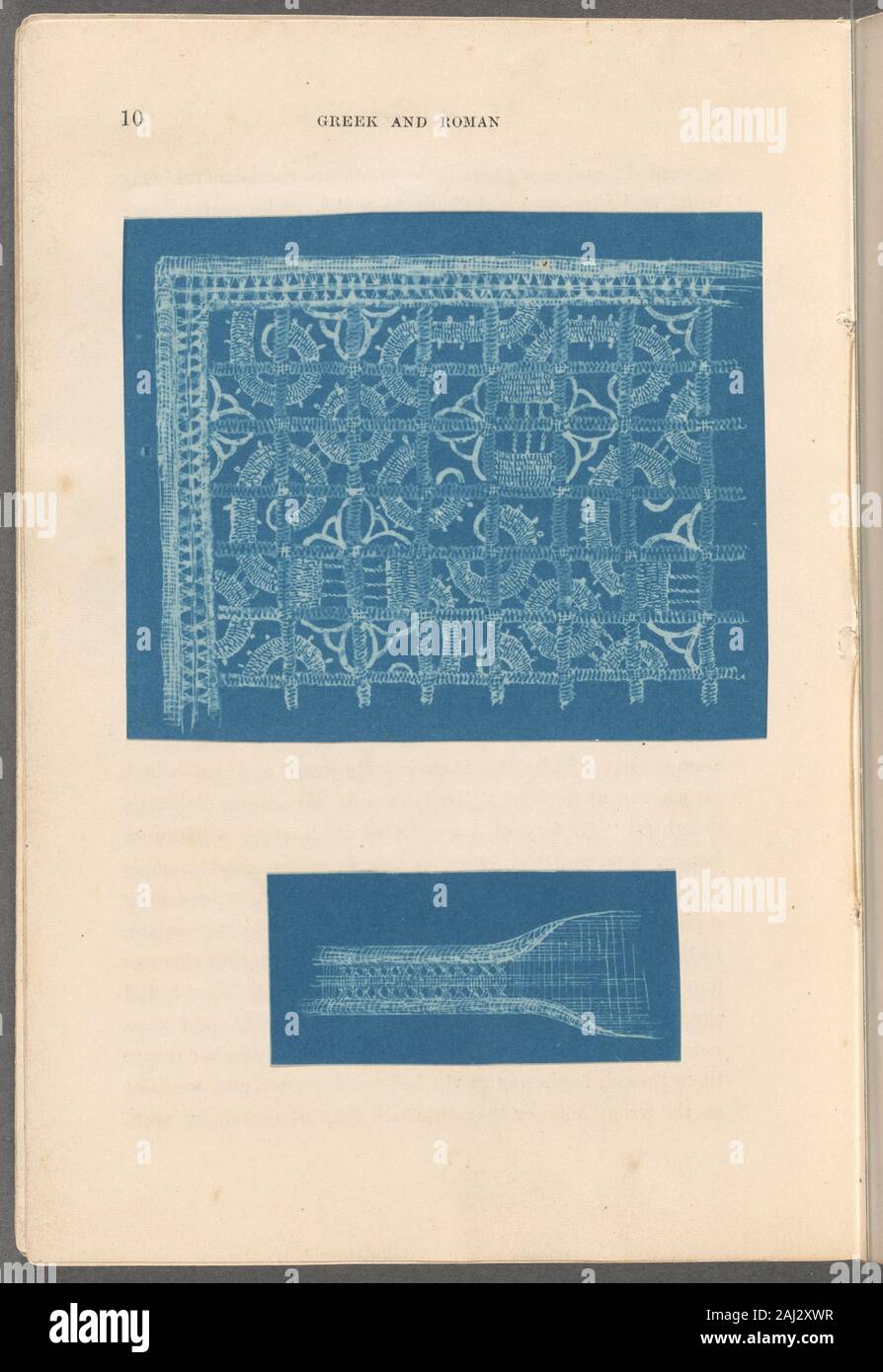 vintage book binding pattern art Stock Photo - Alamy