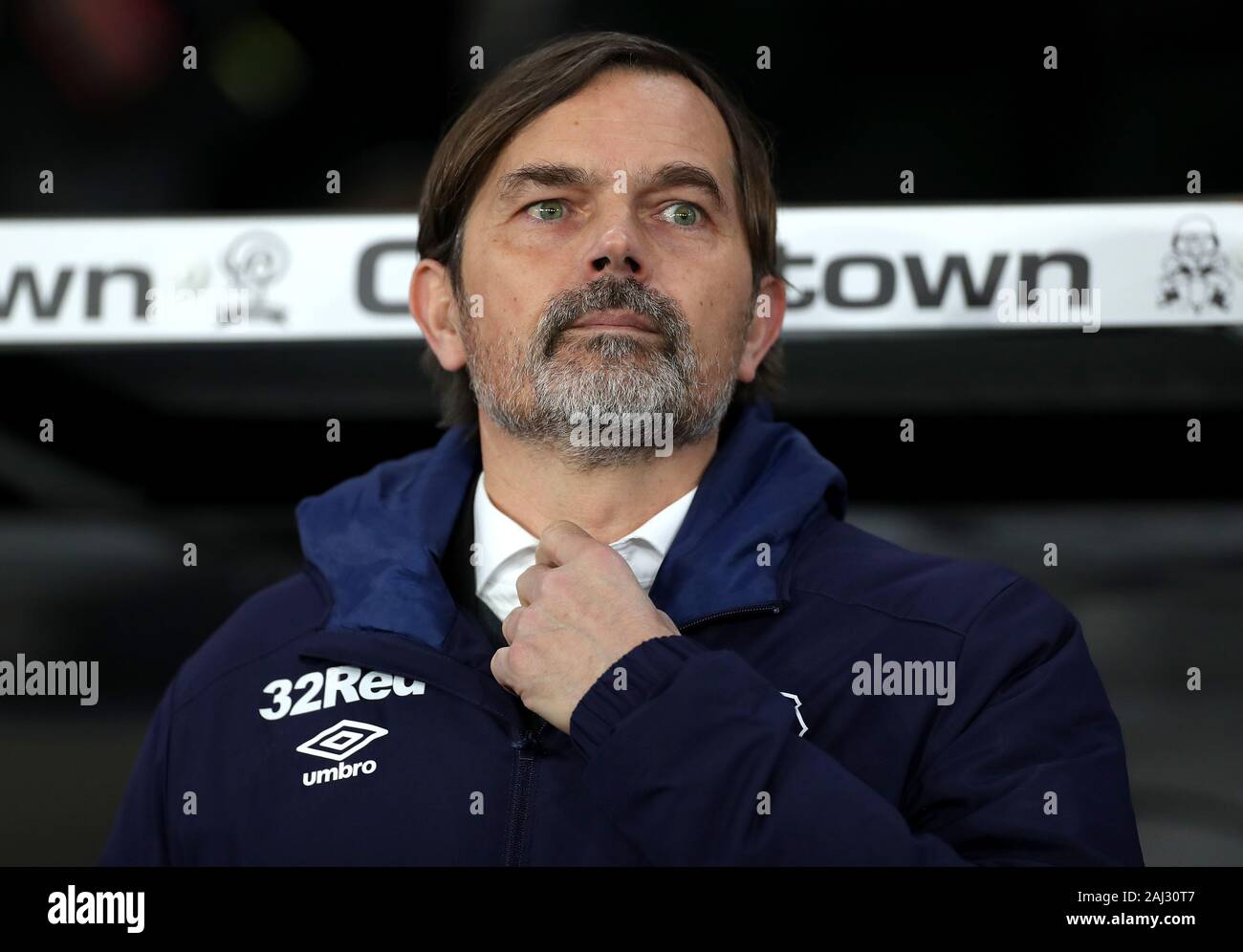 Derby County manager Phillip Cocu before the Sky Bet Championship match ...